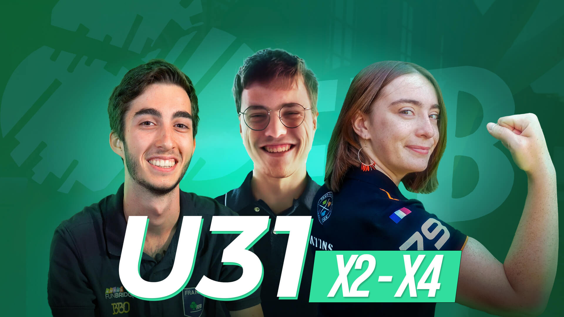 Trois médailles U31 pour MKB, Vincent et Luc - Blog Funbridge