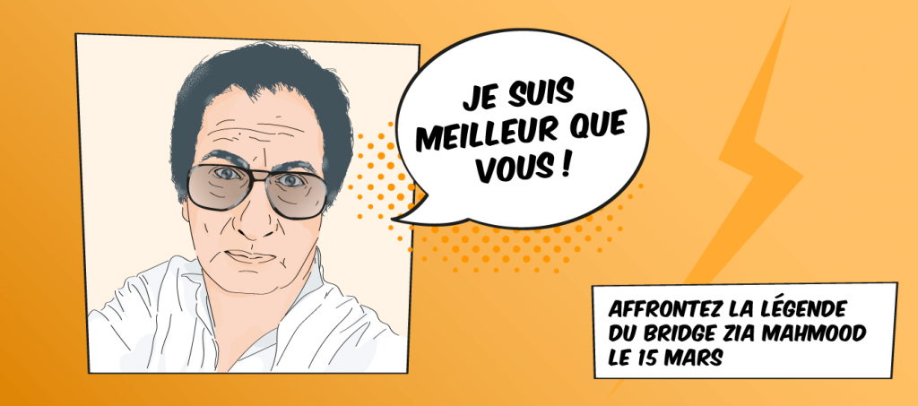 Le tournoi de mars du champion Zia Mahmood sur Funbridge