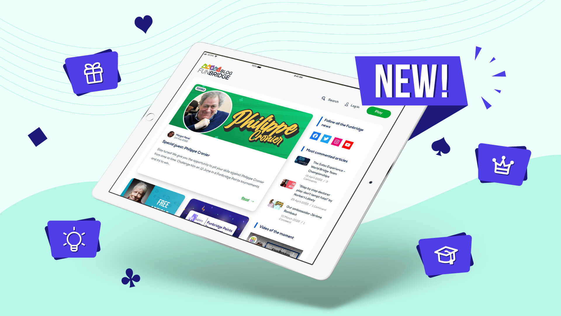 The Funbridge blog is changing - Blog Funbridge